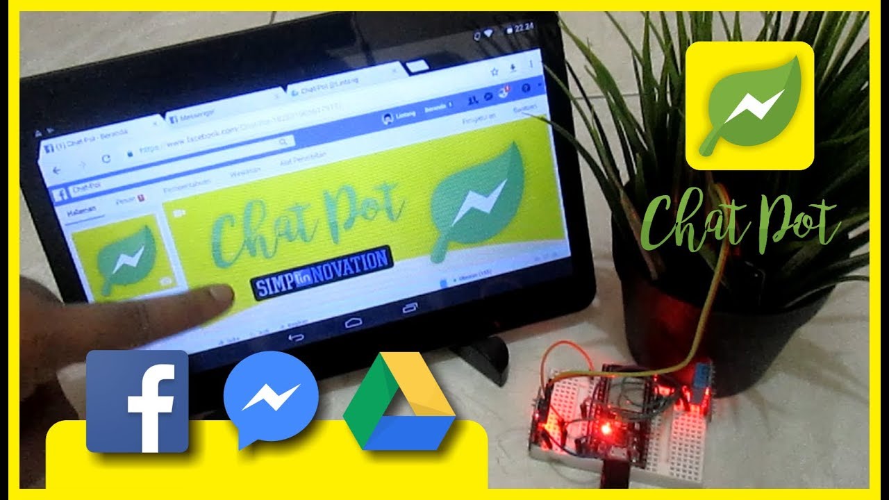 Chat-Pot: Smart Plant Pot with ESP32, Facebook, Messenger & Google ...