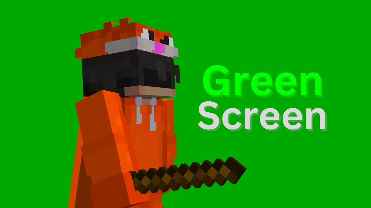 How To Make Minecraft Green Screens - YouTube
