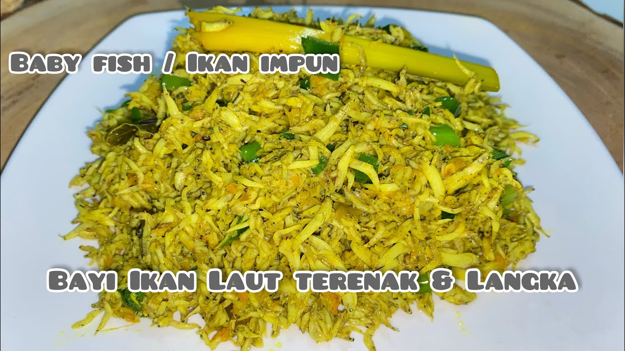 Resep Oseng Ikan impun || Bayi ikan Laut Terenak & langka 😋 || Ikan ...