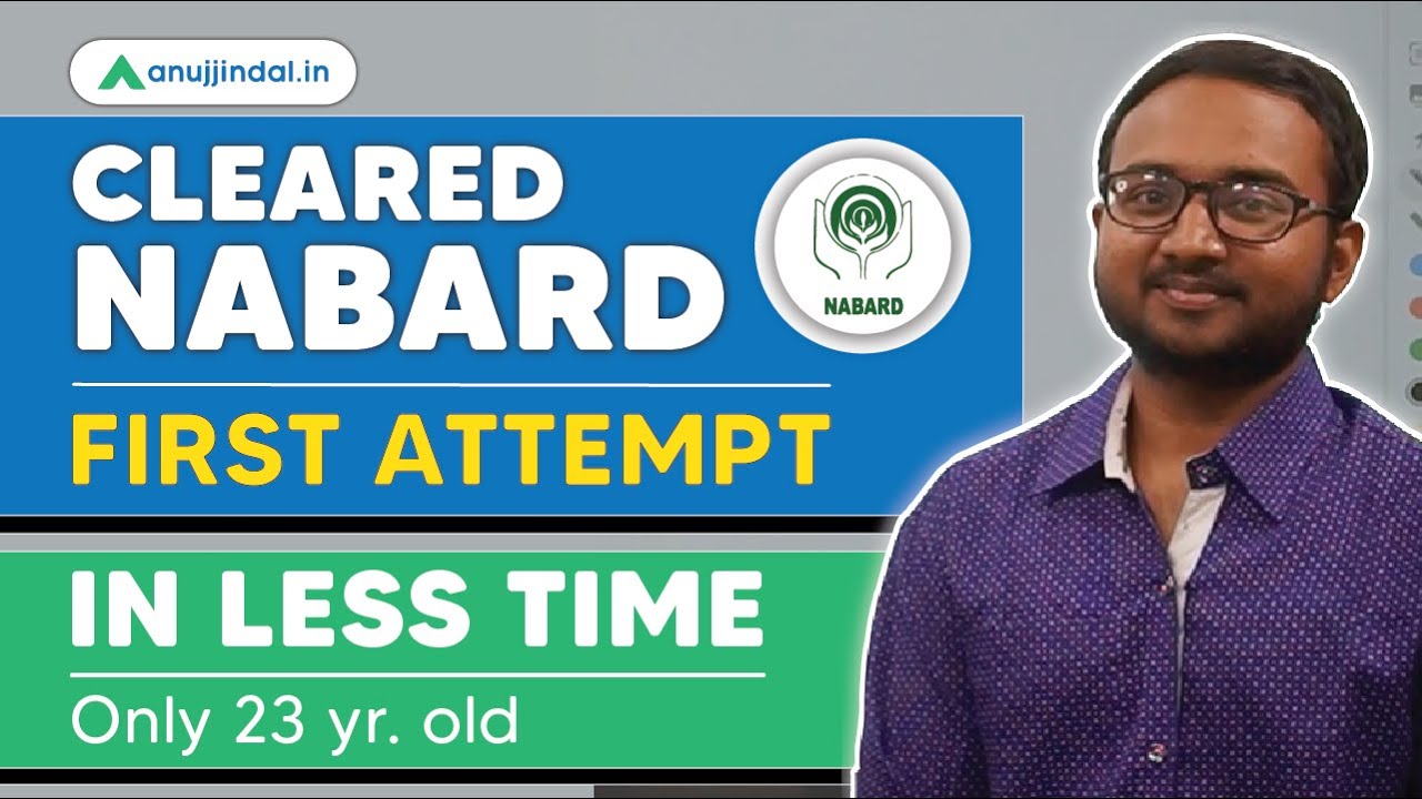 NABARD Grade A Topper Strategy | Cleared NABARD Grade A exam in First ...