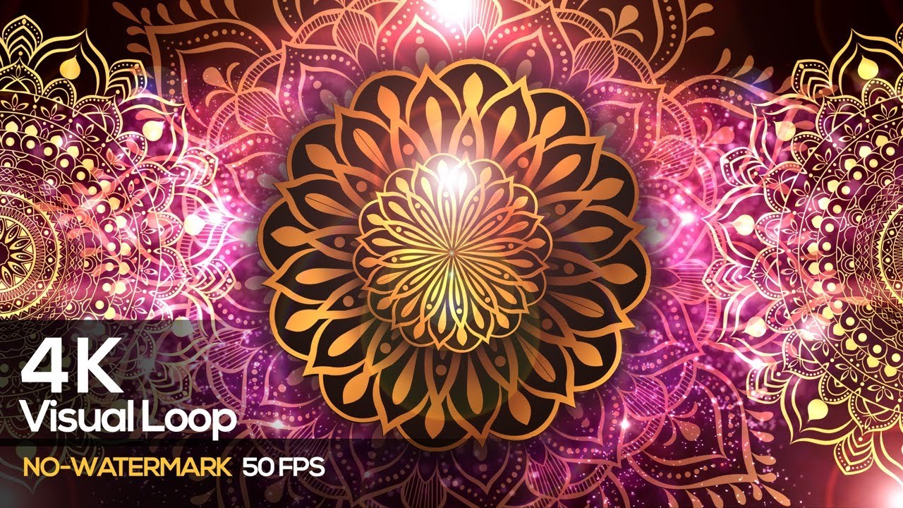 4K VISUAL LOOP ANIMATION RESOLUME (VJ LOOP) - MANDALA ORNAMENT | INDIAN ...