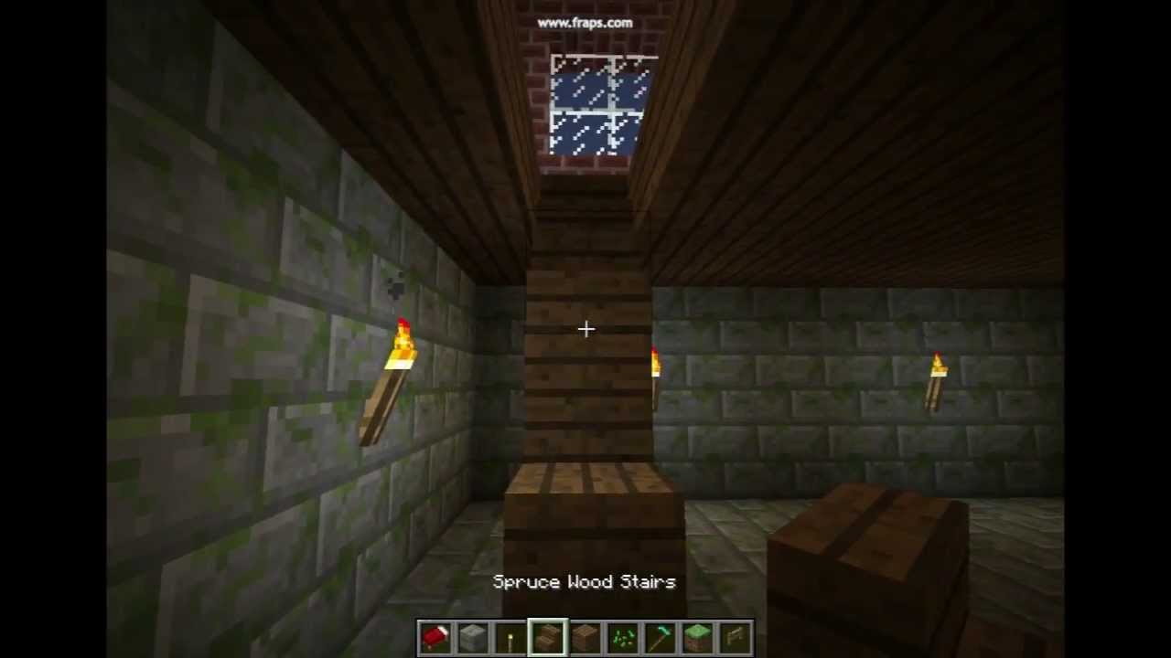 Minecraft: Simple Basement - YouTube