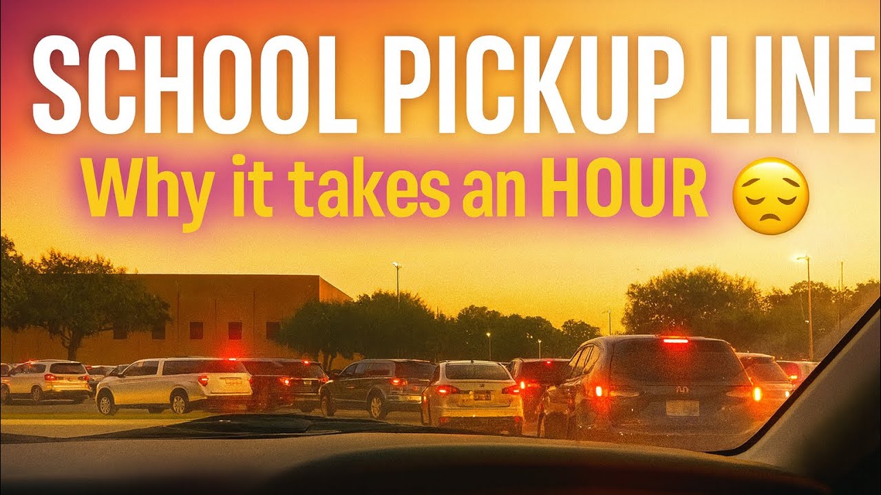 “The Reality of the School Pickup Line 🚗😅” - YouTube