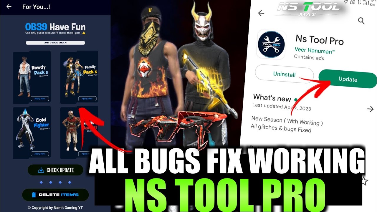 After Ob39 Update Ns Tool || Skin Tool Free Fire || Ns Tool Pro || Ns tool free fire || skin ...