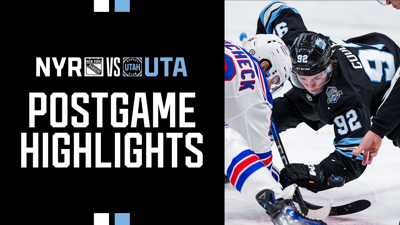 Utah Hockey Club vs. New York Rangers | 01.16 Game Highlights - YouTube