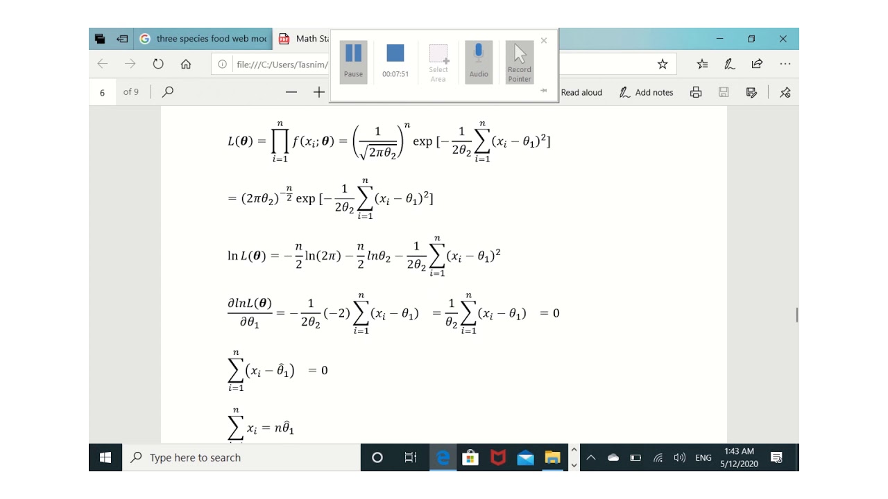 Maximum Likelihood Estimation Youtube 4888