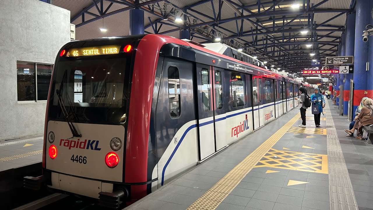 [Rare set] Journey on LRT Ampang and Sri Petaling Lines from Chan Sow ...