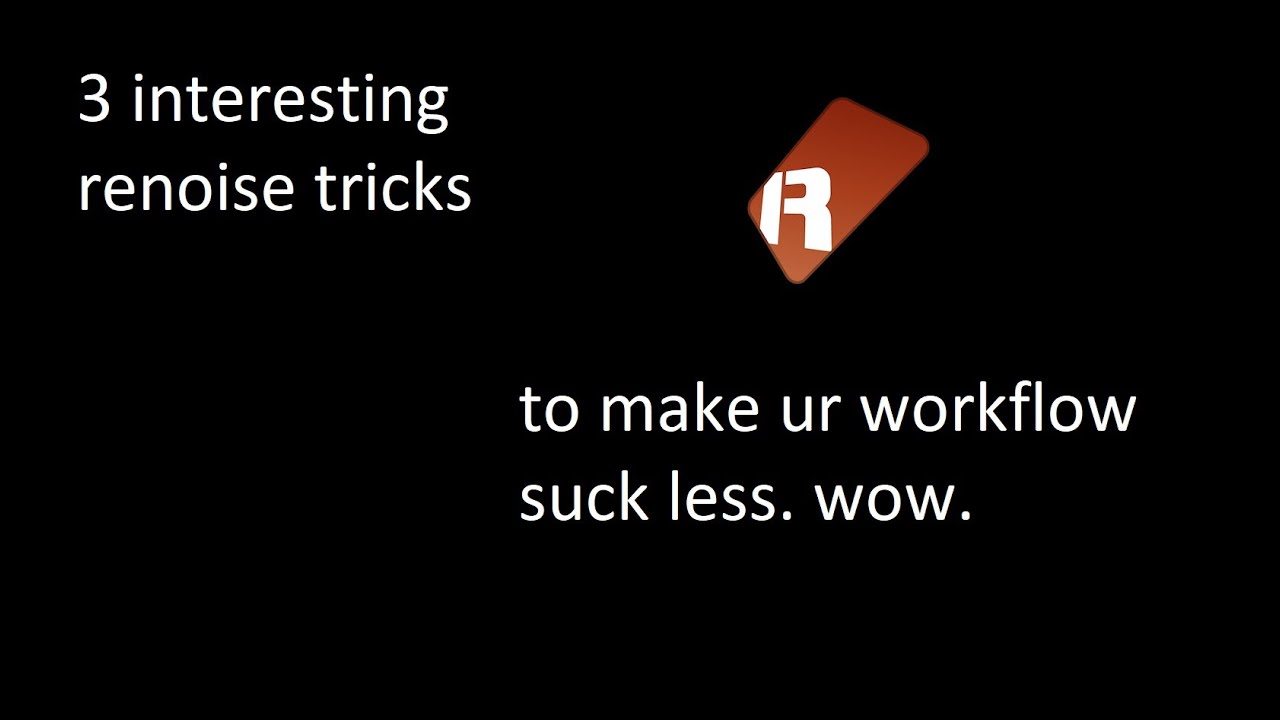 3 tricks to make your Renoise workflow flowier - YouTube