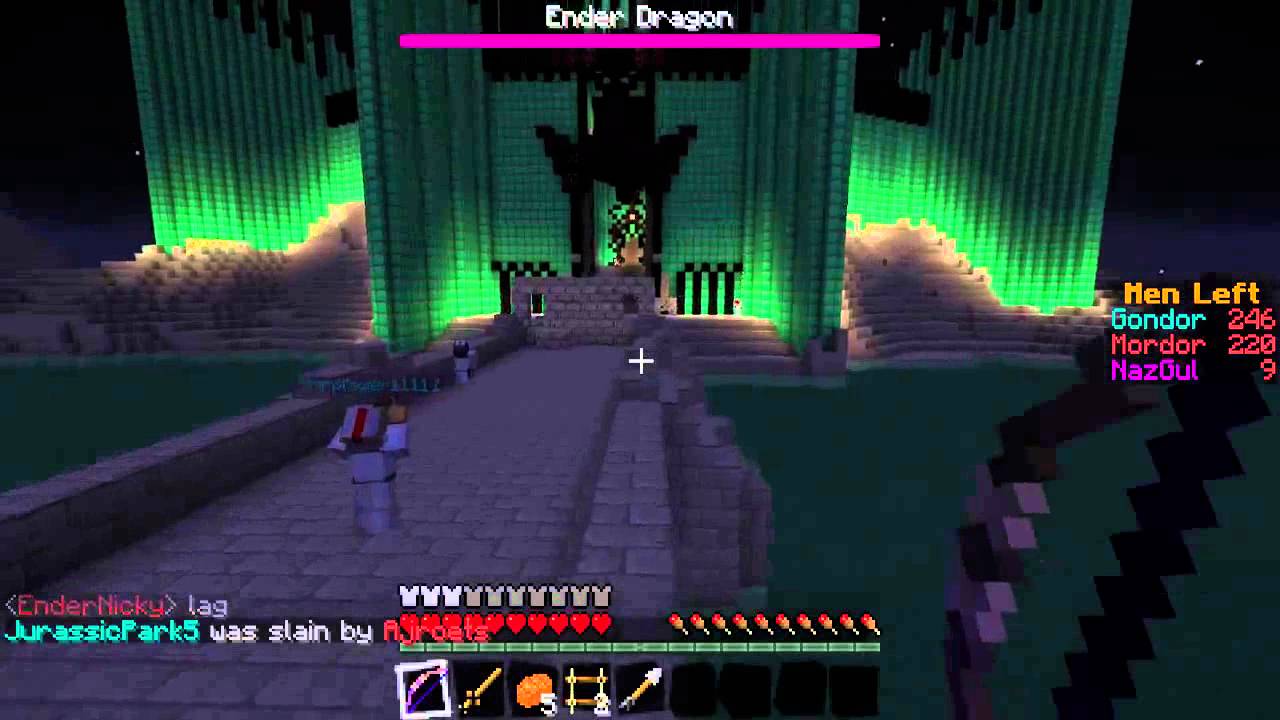 Minecraft: Lord Of The Rings "Witch Kings Castle" Part III - YouTube