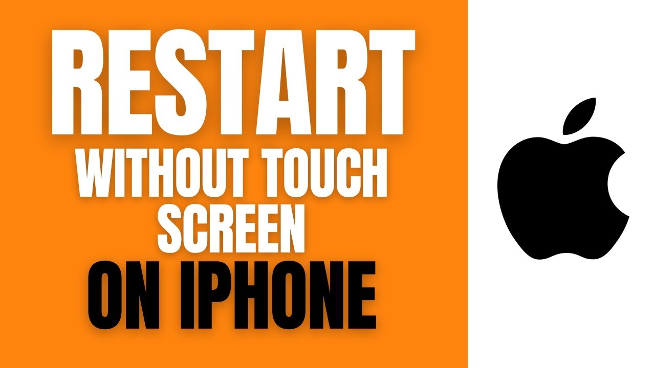 How To Restart Your iPhone Without a Touch Screen. - YouTube