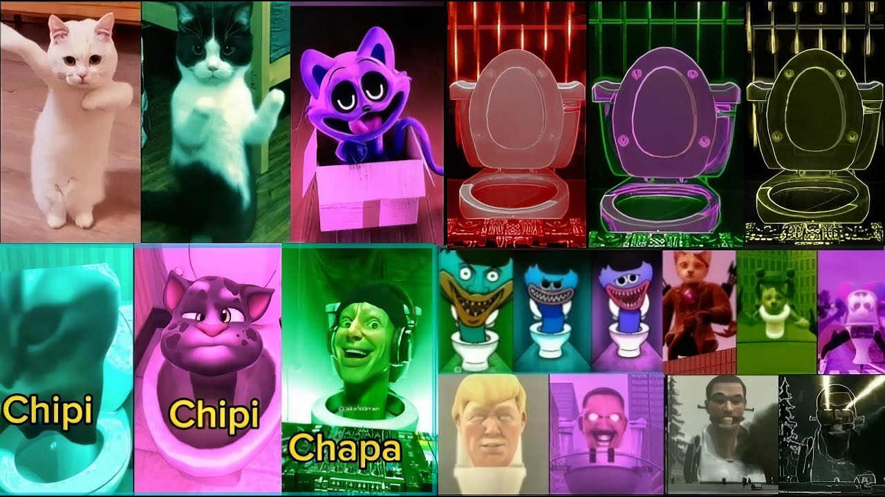 SKIBIDI TOILET chipi chipi chapa chapa POPPY PLAYTIME skibididj - YouTube