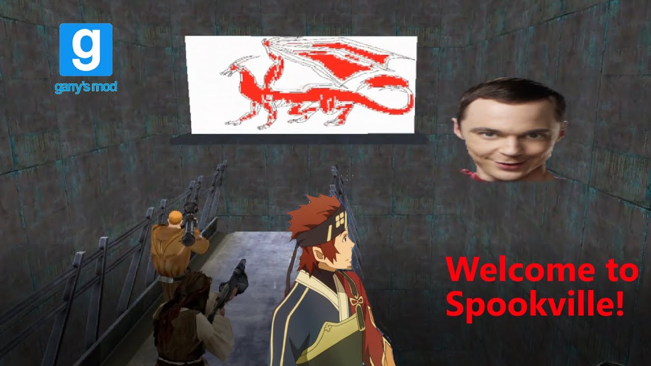 Sheldon Cooper Jumpscare in Spookville!- Gmod Spooky Maps Ep. 3 - YouTube
