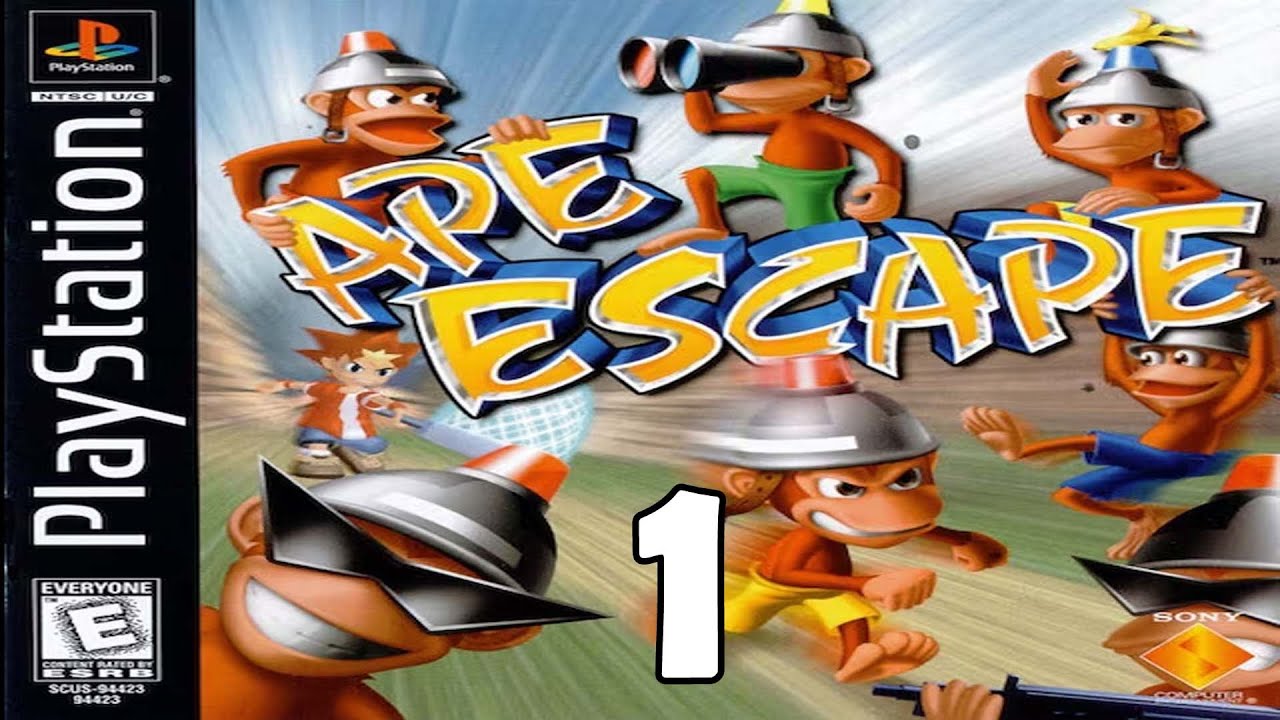 Ape Escape (PS1) - Part 1 (All Monkeys) - YouTube