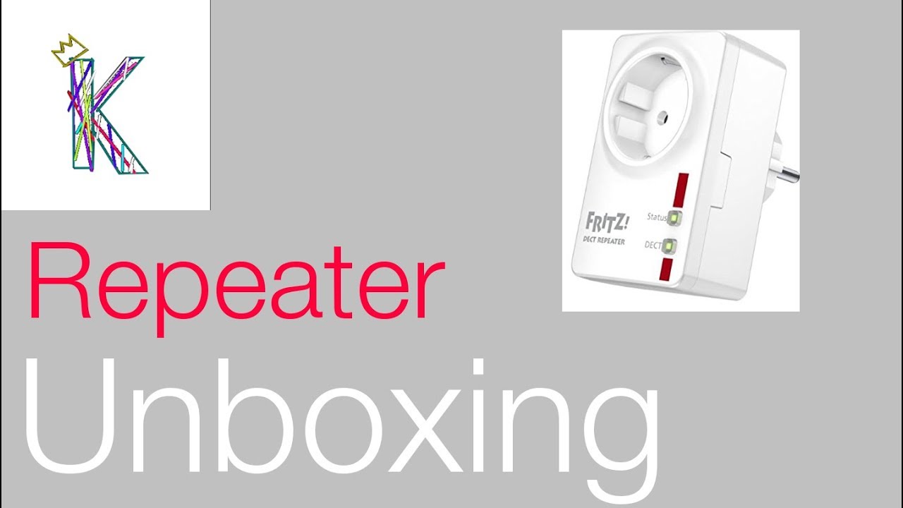 AVM Fritz Dect Repeater 100 [Unboxing/Erste Eindrücke] - YouTube