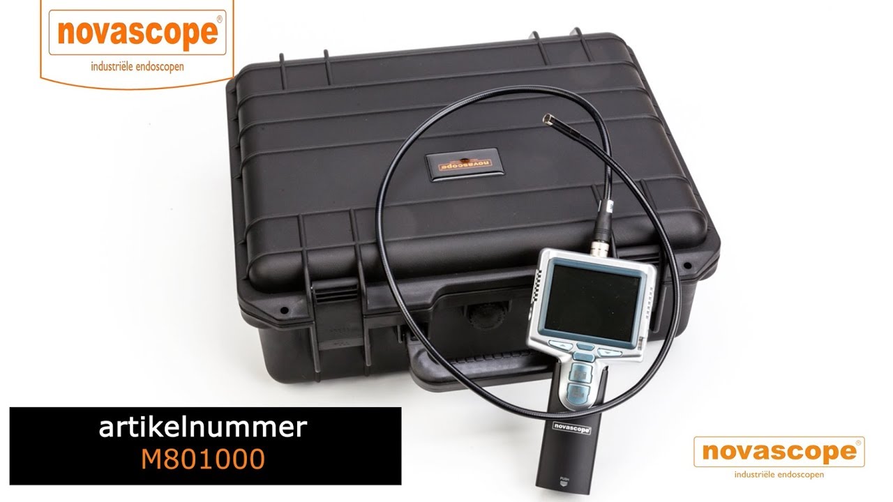 Flexibele video endoscoop - NOVASCOPE M801000 - Endoscopen.nl - YouTube