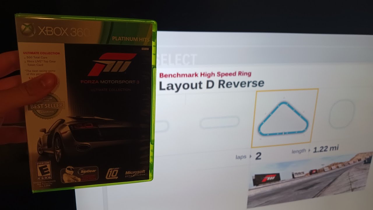 Benchmark High Speed Ring: Layout D Reverse (Forza Motorsport 3) (Xbox ...