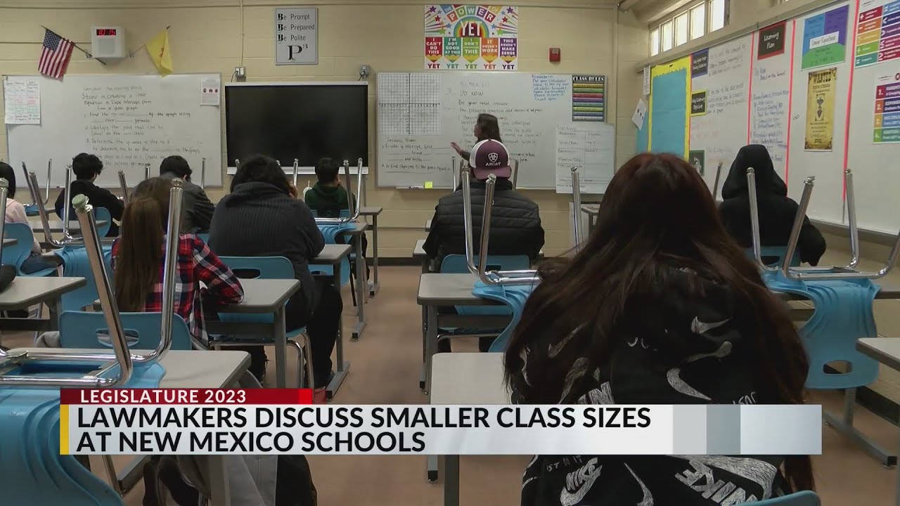 Lawmakers want smaller class sizes in New Mexico - YouTube
