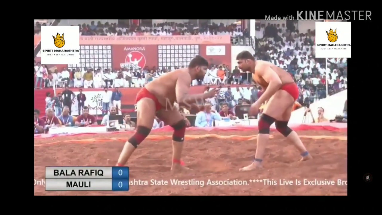 mauli jamdade vs balarafiq shaikh maharashtra kesri semifinal kusti ...