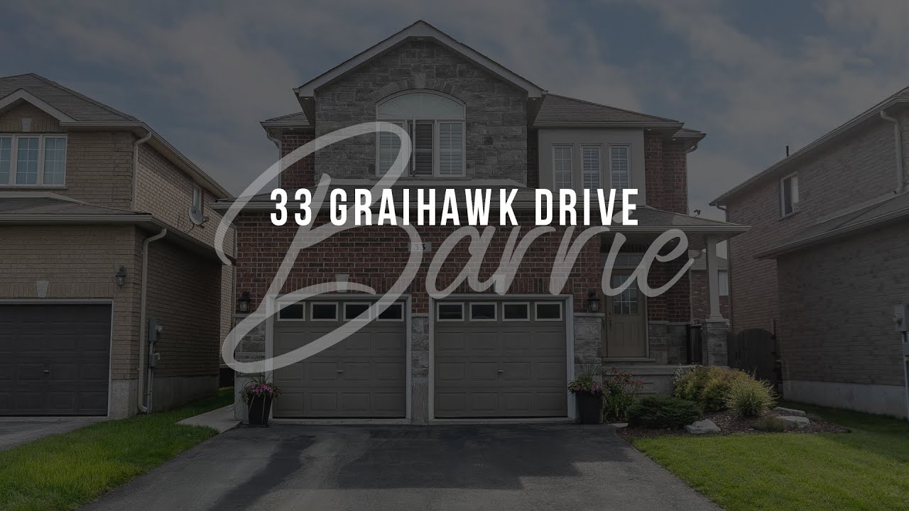 33 Graihawk Drive Barrie, ON | Real Estate Barrie | kwteam.ca - YouTube