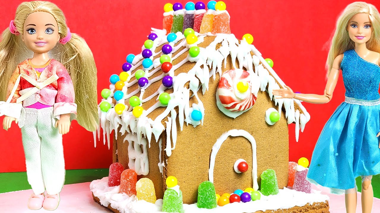 Barbie Doll | Barbie Gingerbread house #barbie #barbiedollcartoon # ...