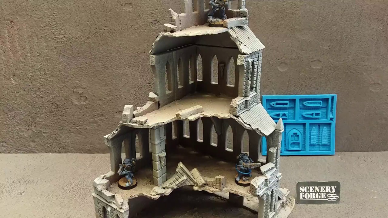 Scenery Forge buildings 360 video. DIY with our molds system. (mold ...