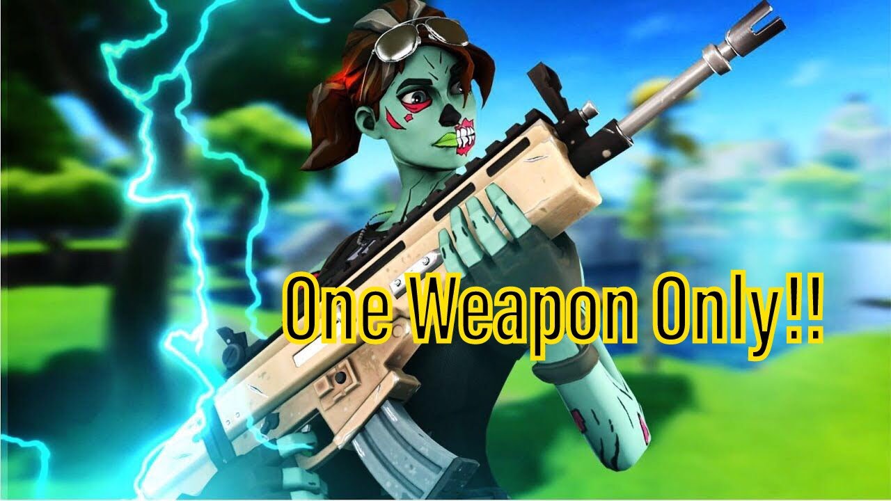 One Weapon Only Challenge!! | Fortnite Team Rumble - YouTube