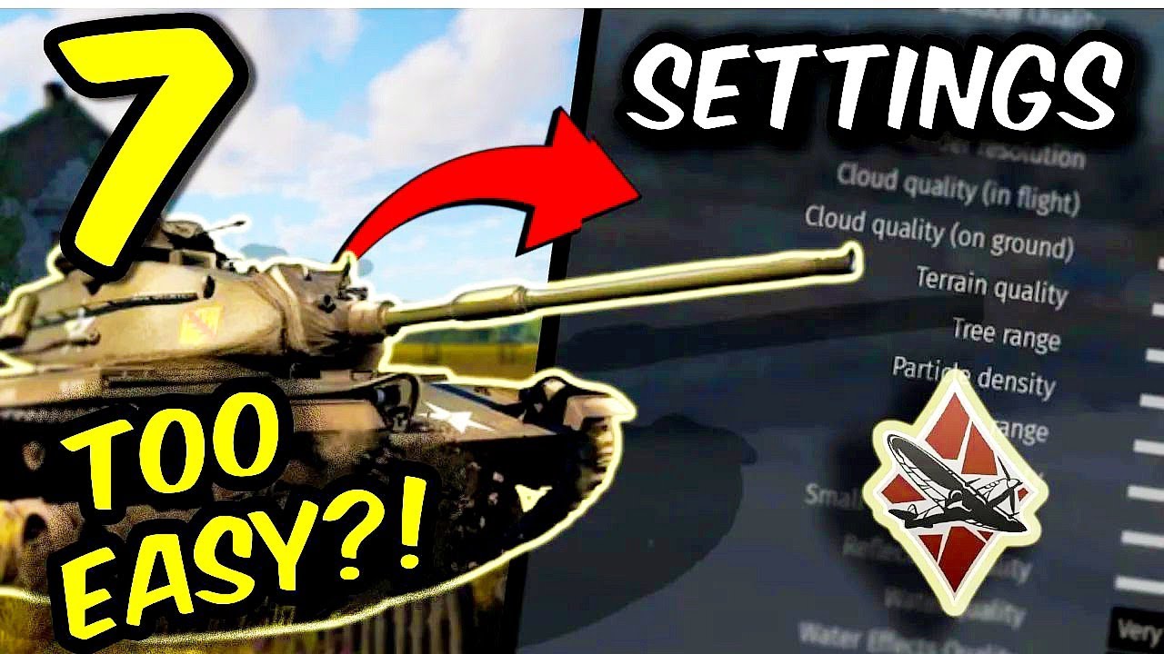 7 Settings That Make Warthunder TOO EASY - YouTube