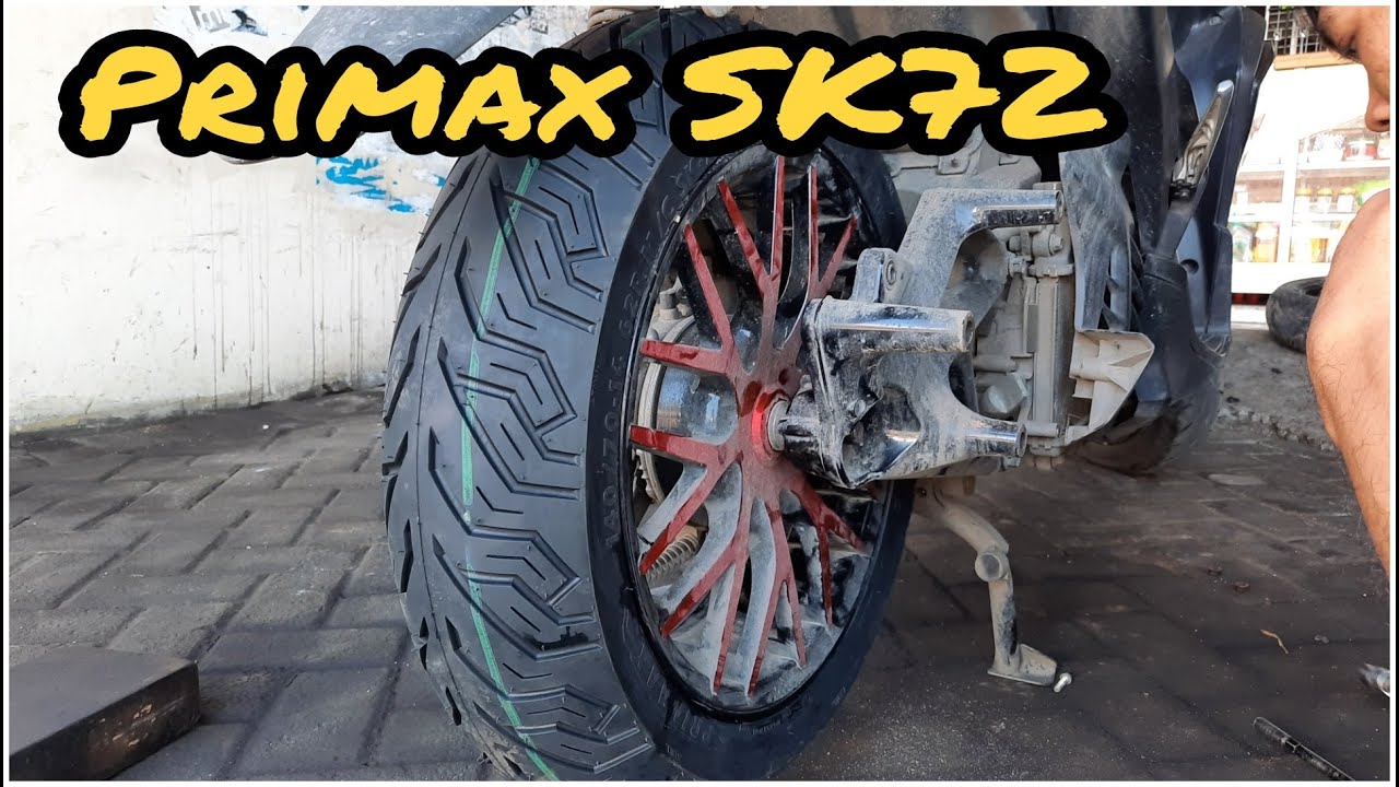 Yamaha Aerox pasang ban Primaax SK72 | ban gambot - YouTube