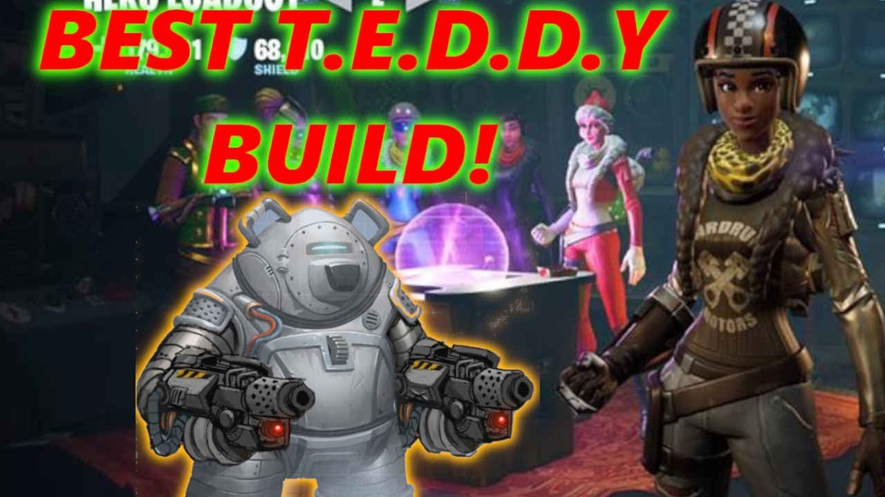 BEST TEDDY BUILD + PERKS!! // Fortnite Save The World - YouTube