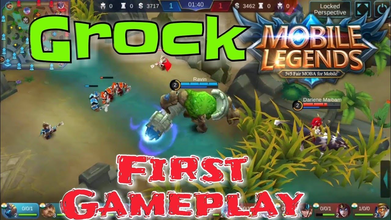 New Hero Grock First Gameplay Mobile Legends | Amazing Tank - YouTube
