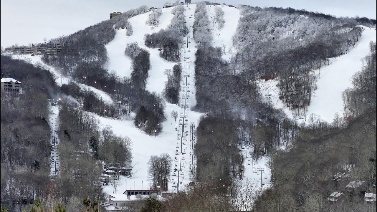 Sugar Mountain Ski Resort NC, tour of slopes, POV. - YouTube