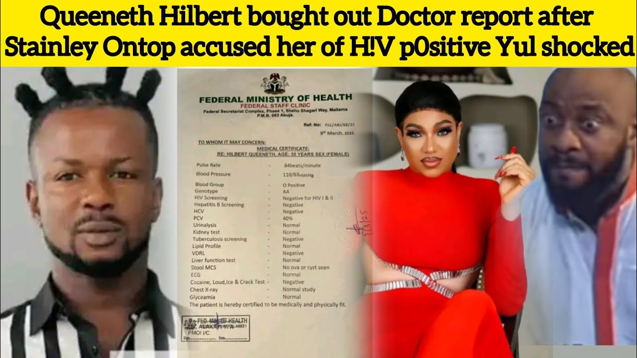 Queeneth Hilbert Proved Her Innocent Post Doctor Report After Stainly Accused Her Of H V Yul