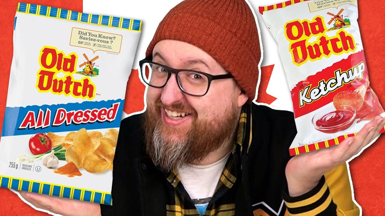 Irish People Try Old Dutch Canadian Chips - YouTube