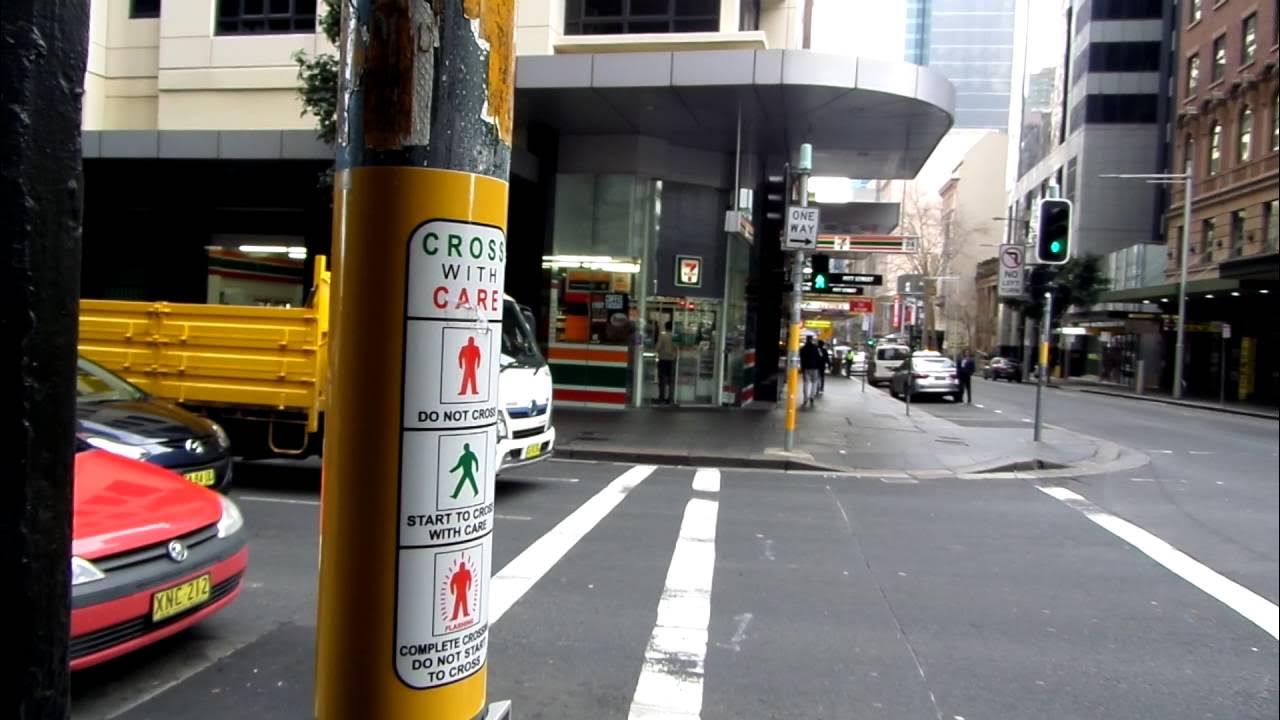 Traffic light-sound in Sydney (Australia) SEMAFORO | VIAJE AUSTRALIA ...