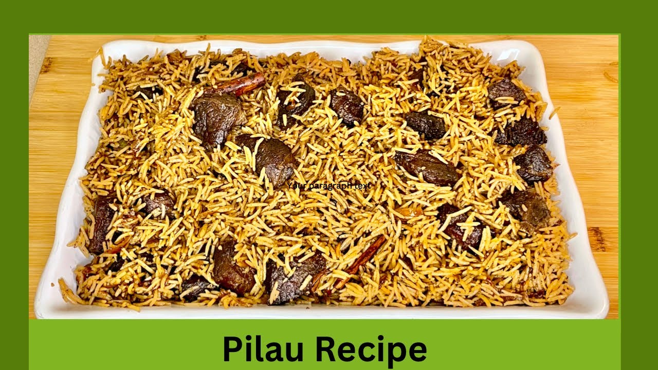 How To Make Pilau / Authentic Pilau Recipe // Wakemboi Kitchen. - YouTube