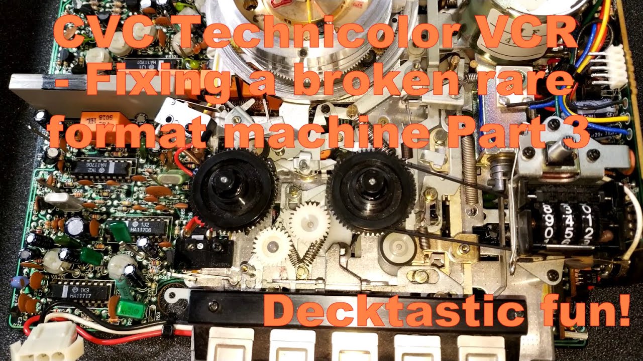 CVC Technicolor MicroVideo cassette recorder - Fixing a broken rare ...