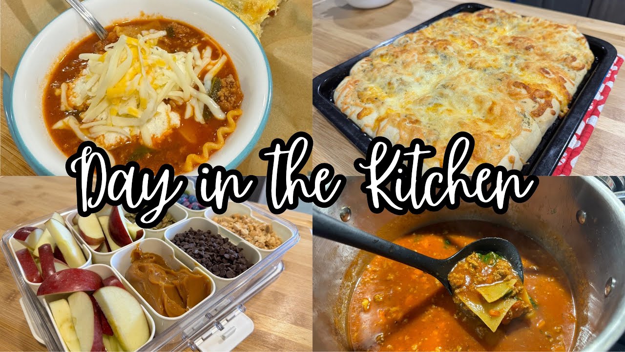 Fall Day In The Kitchen || Cozy Cook & Clean With Me - YouTube