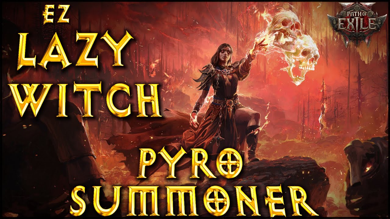 EZ Lazy Witch Pyro Summoner Poe2 Starter Build - YouTube