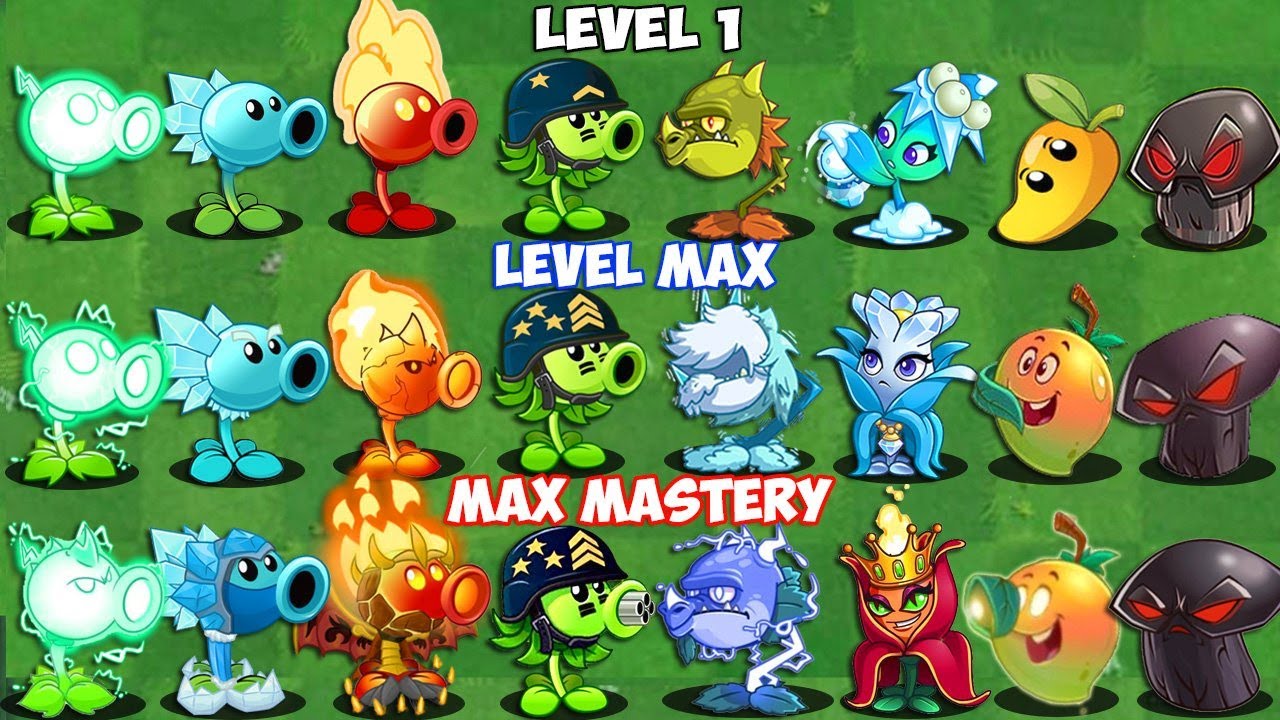 Radom 30 Plants Level 1 vs Max Level vs Max Mastery Battlez - Who Will ...