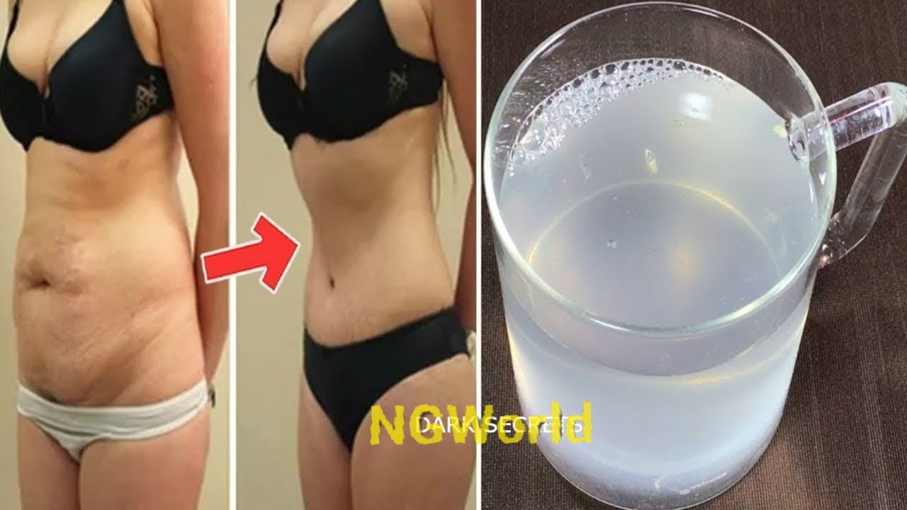 Morning&Night Drink MELTS BELLY FAT In1day Get Flat Belly Turn 42Inches Waistline to 25 ll ...