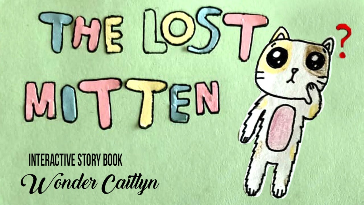 The Lost Mitten - Handmade interactive story book - YouTube