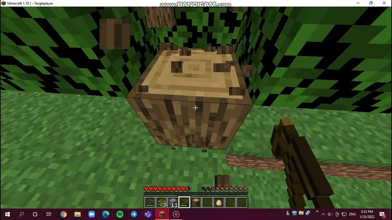 how to make stone pickaxe in minecraft - YouTube