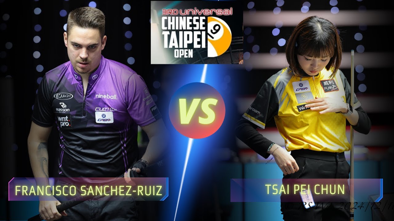 FRANCISCO SANCHEZ-RUIZ VS TSAI PEI CHUN | 3RD UNIVERSAL CHINESE TAIPEI OPEN #highlights ...