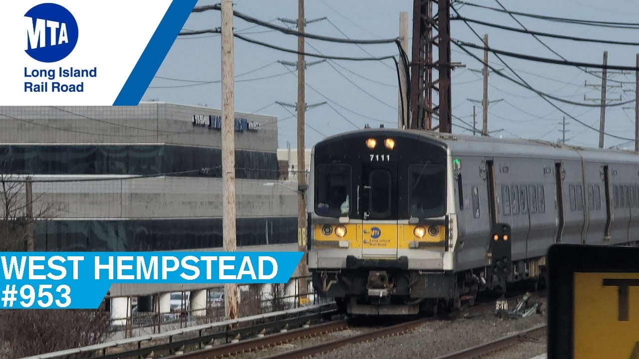 「LIRR」West Hempstead | Train #953 | Atlantic Terminal bound 8 car M7 ...