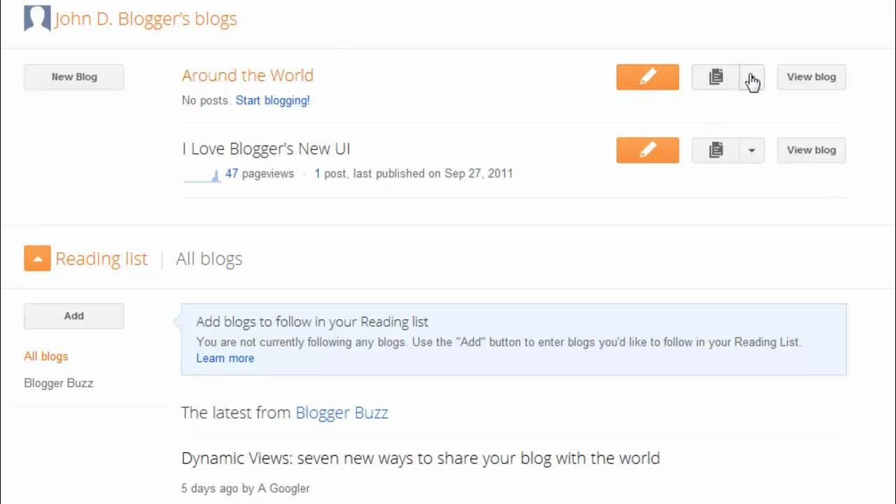 Import and export your blog - YouTube