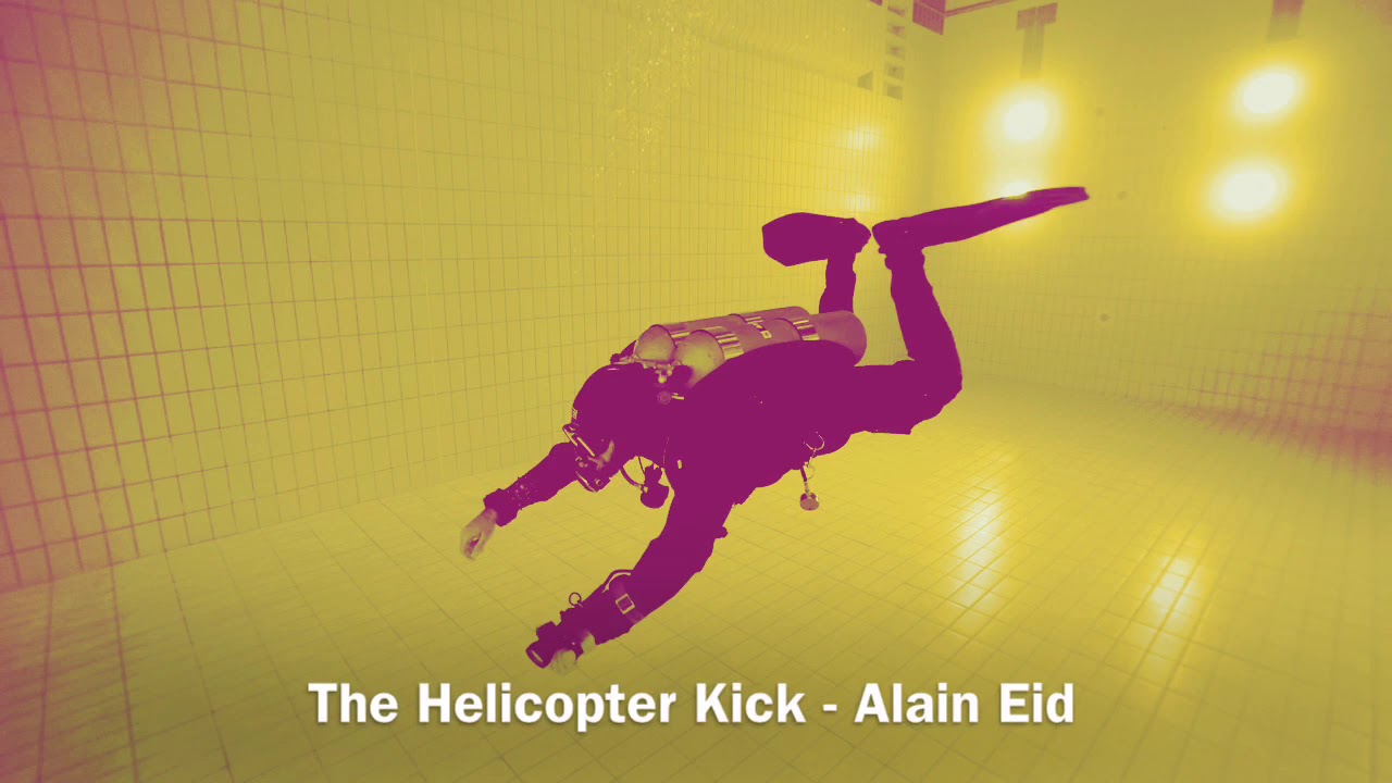 Helicopter Kick- Scuba Diving - YouTube