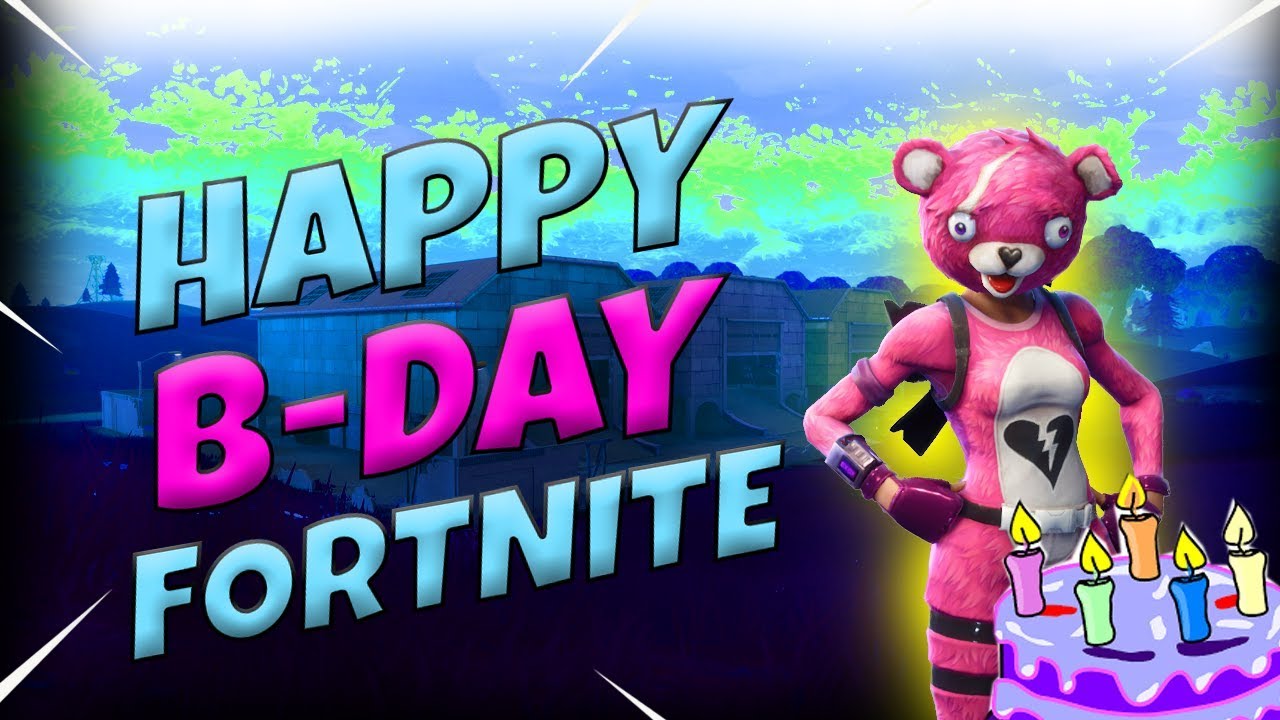 FORTNITE BATTLE ROYALE-1st Happy Birthday Event - YouTube
