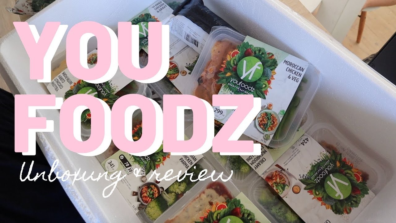 YOUFOODZ UNBOXING & REVIEW // PRE MADE MEAL PLANS BY YOUFOODZ! - YouTube