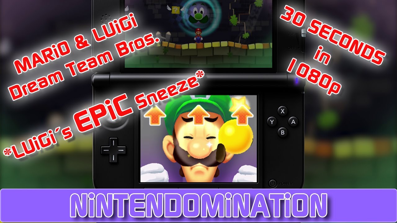 *Exclusive* Mario & Luigi: Dream Team Bros. - 30 SECONDS *LUiGi´s EPiC ...