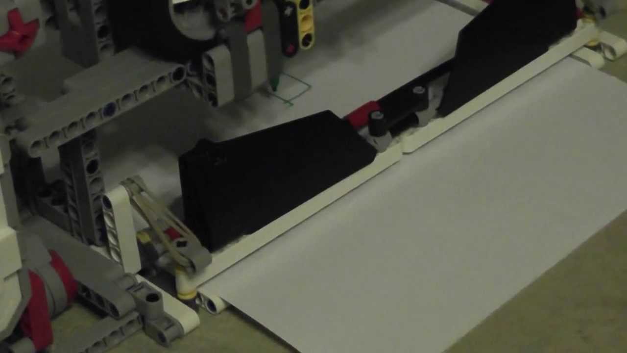 Lego Mindstorms EV3 printer - YouTube